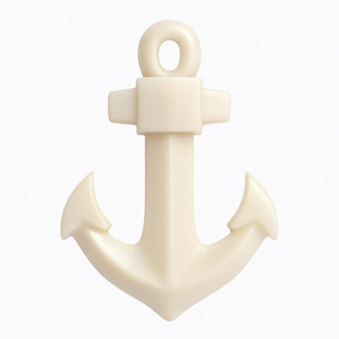 Anchor STL File | Nautical Decor 3D Print | Marine Keychain or Pendant ...
