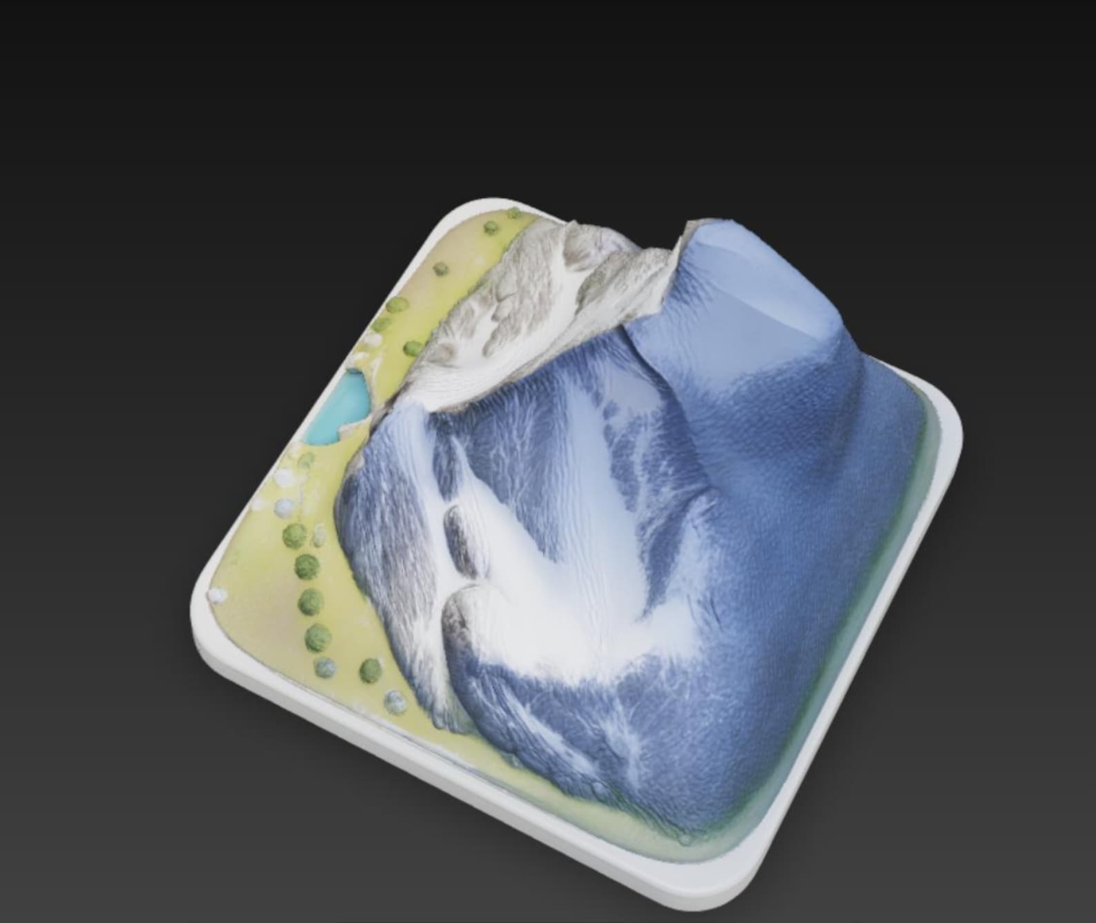 Matterhorn-inspired Mountain STL – Swiss Alps Art Diorama, 3D Printable ...