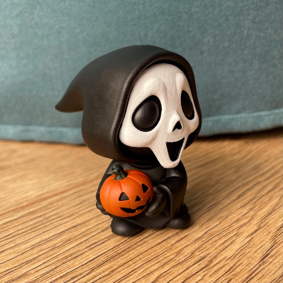 Chibi Ghostface With Pumpkin - 3D Printable STL File + 6 PNG\SVG Files ...