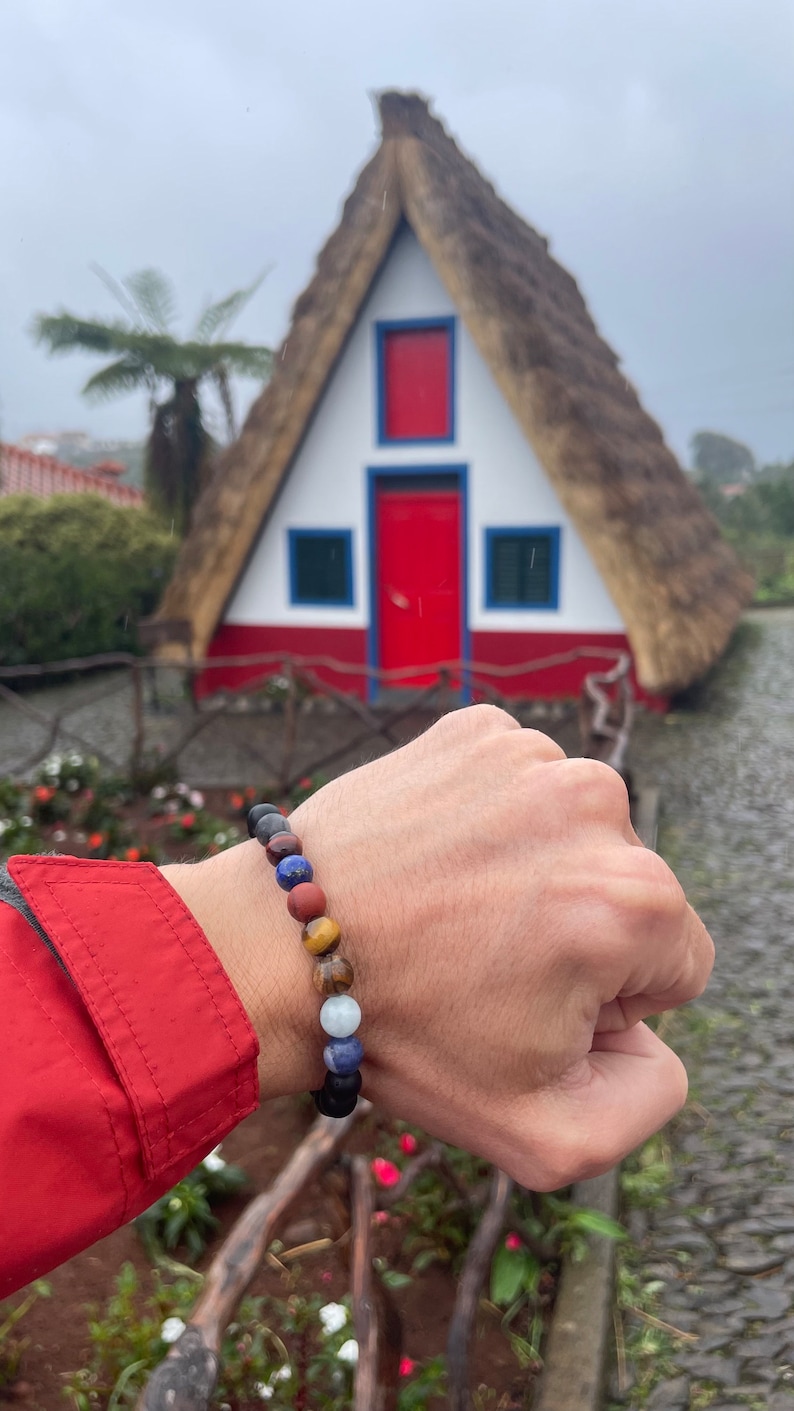 Solar System Bracelet a Parade of Planets Made of Natural Stones ...