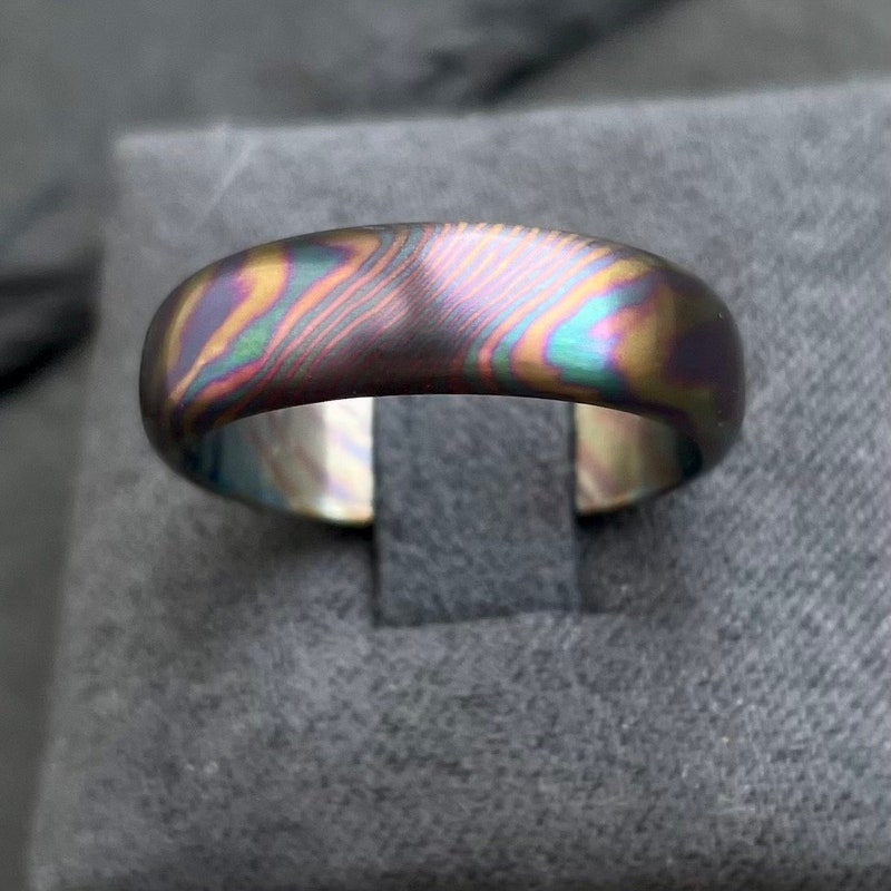 Timascus Signet Ring - Etsy