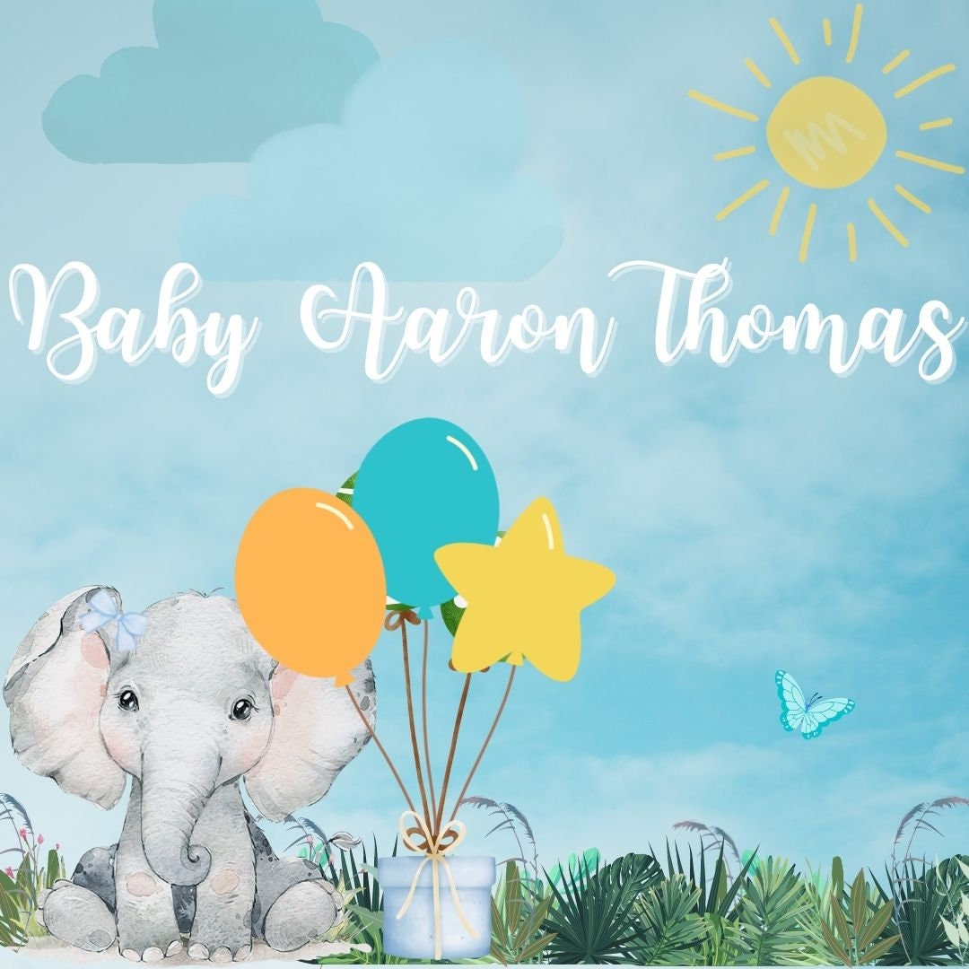 Announcement Animated or Still Baby Shower Birth - Etsy