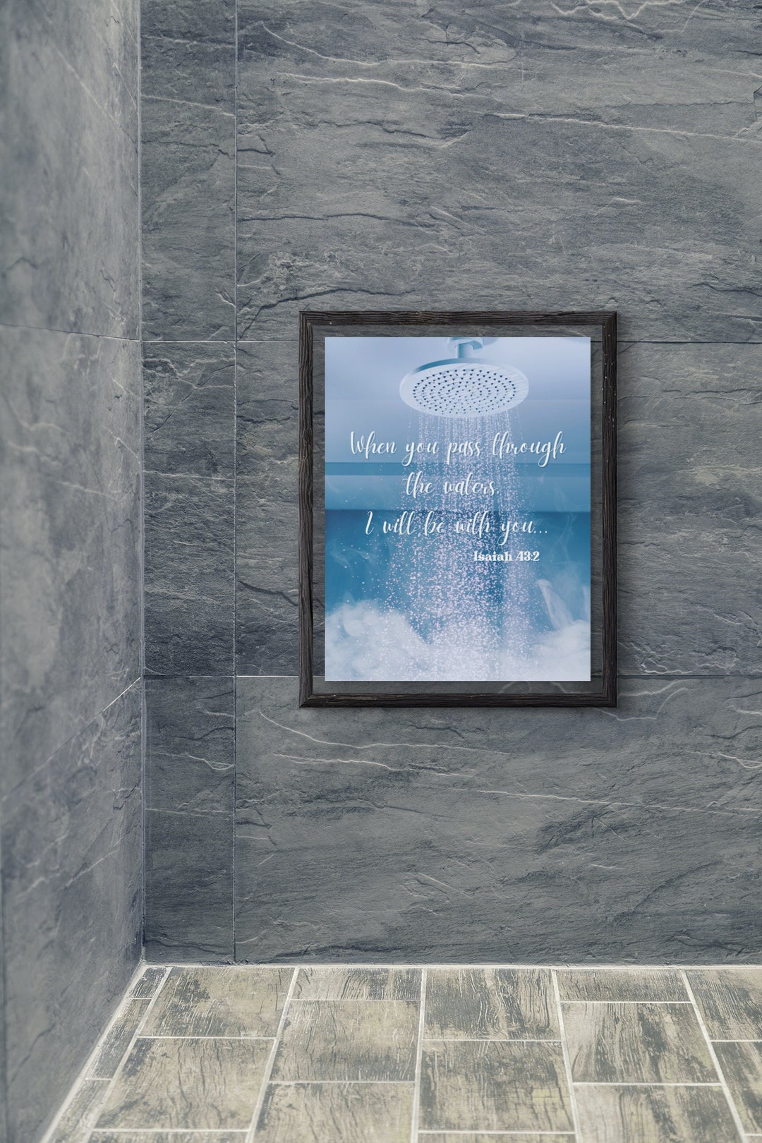 Isaiah 42:2, Christian Wall Art, Bathroom Wall Art, Nursery Wall Art ...