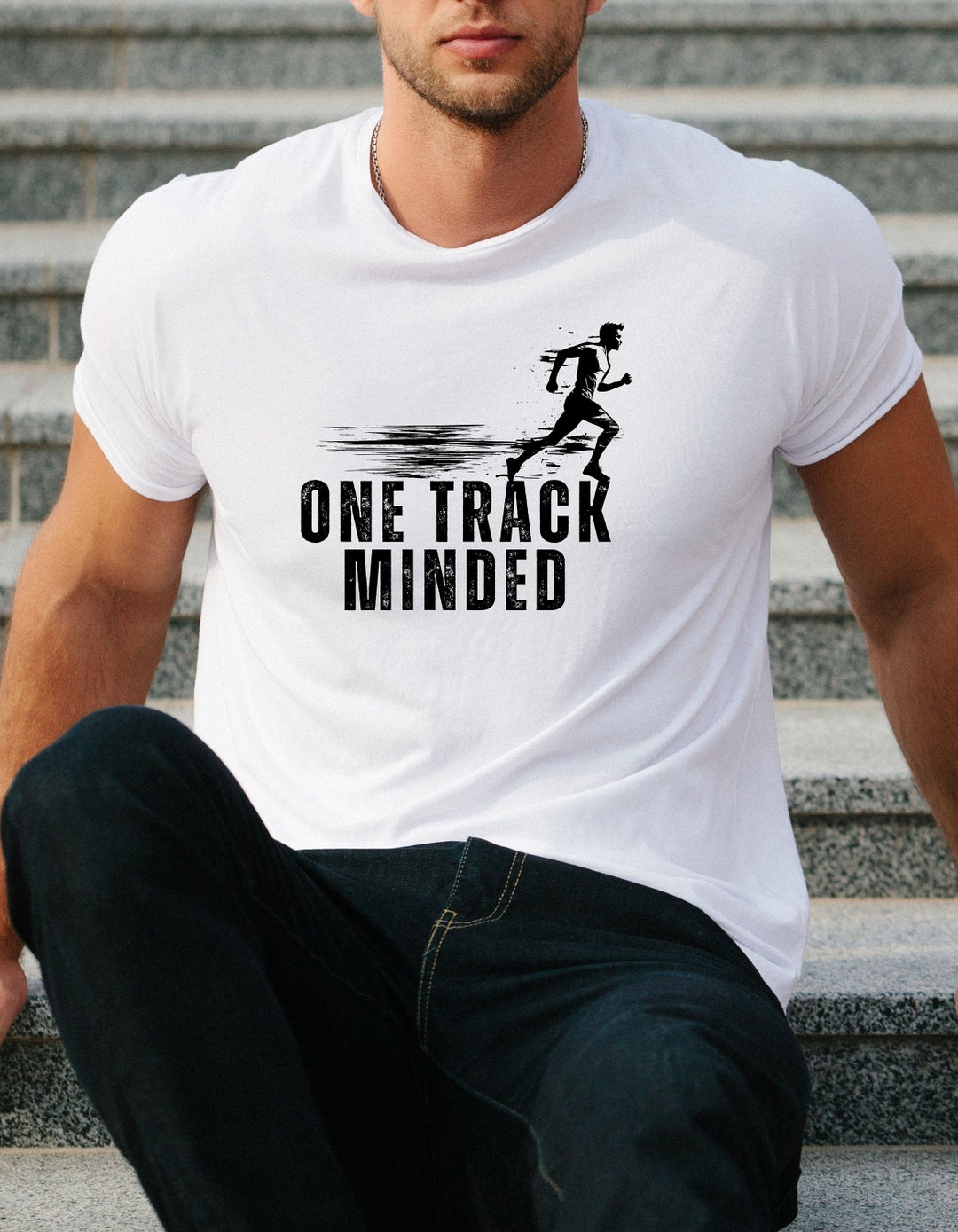 One Track Minded, Runner Shirt, Marathon Shirt, Track & Field, Cross ...