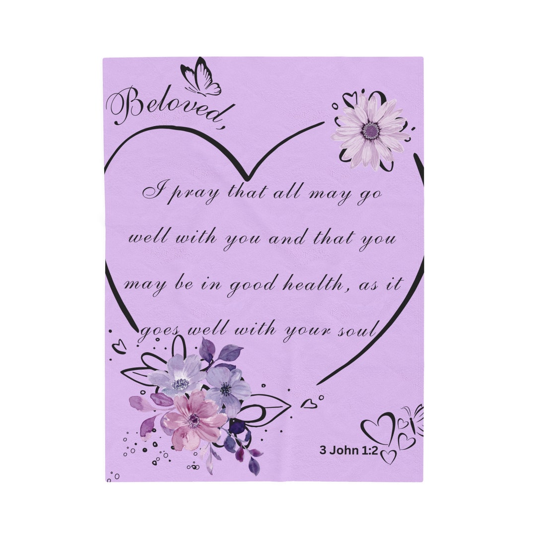 Bible Verse Custom Blanket, Scripture Blanket, Love Throw, Valentine's ...