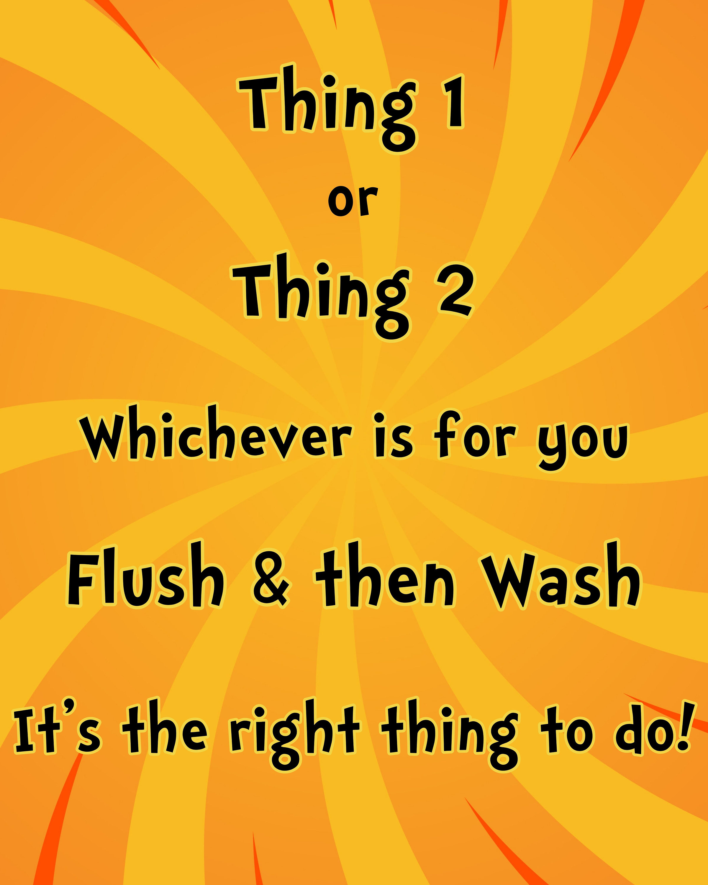 Dr. Seuss Bathroom Sign: Funny Restroom Decor (digital Download) - Etsy