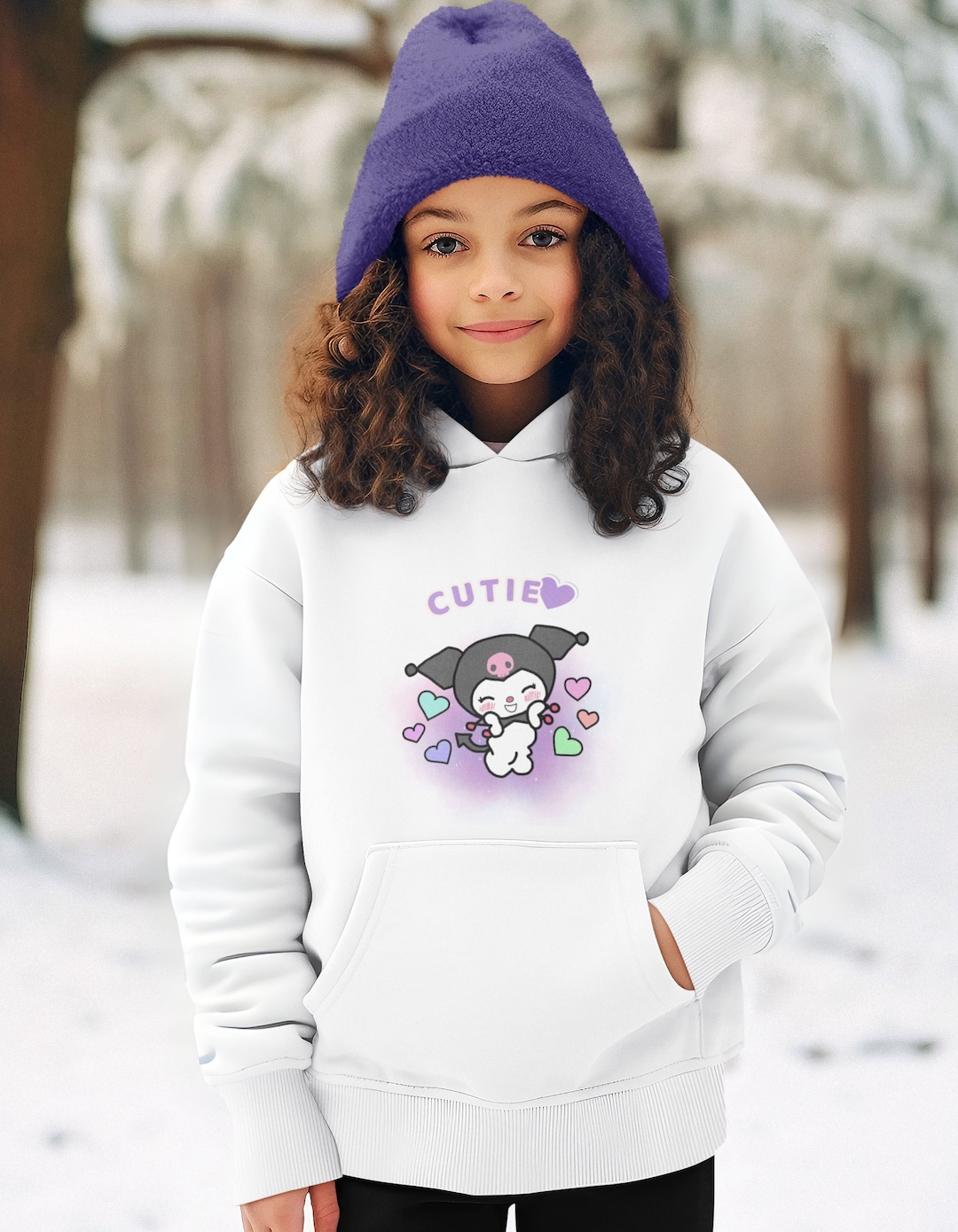 Kuromi Sanrio, Kuromi Sweatshirt, Kuromi Hoodie, Kuromi Sweater, Kuromi ...