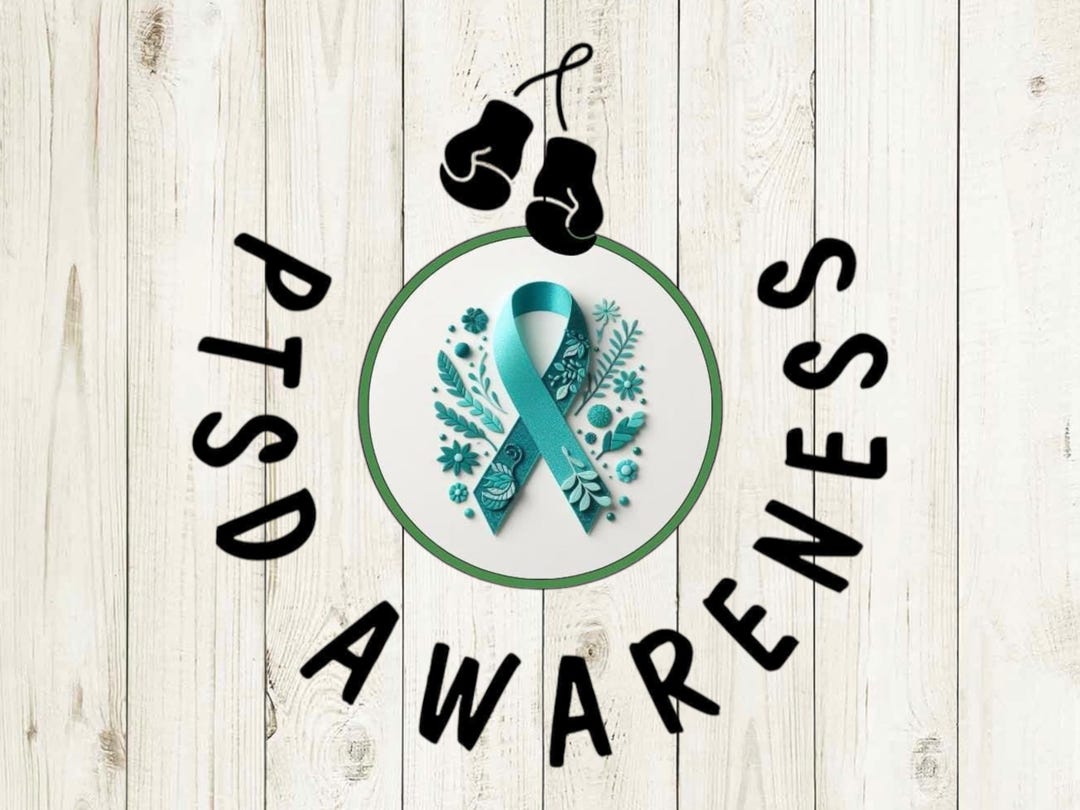PTSD Awareness Png, PTSD Png, Teal Ribbon PTSD Awareness Png, Knockout ...
