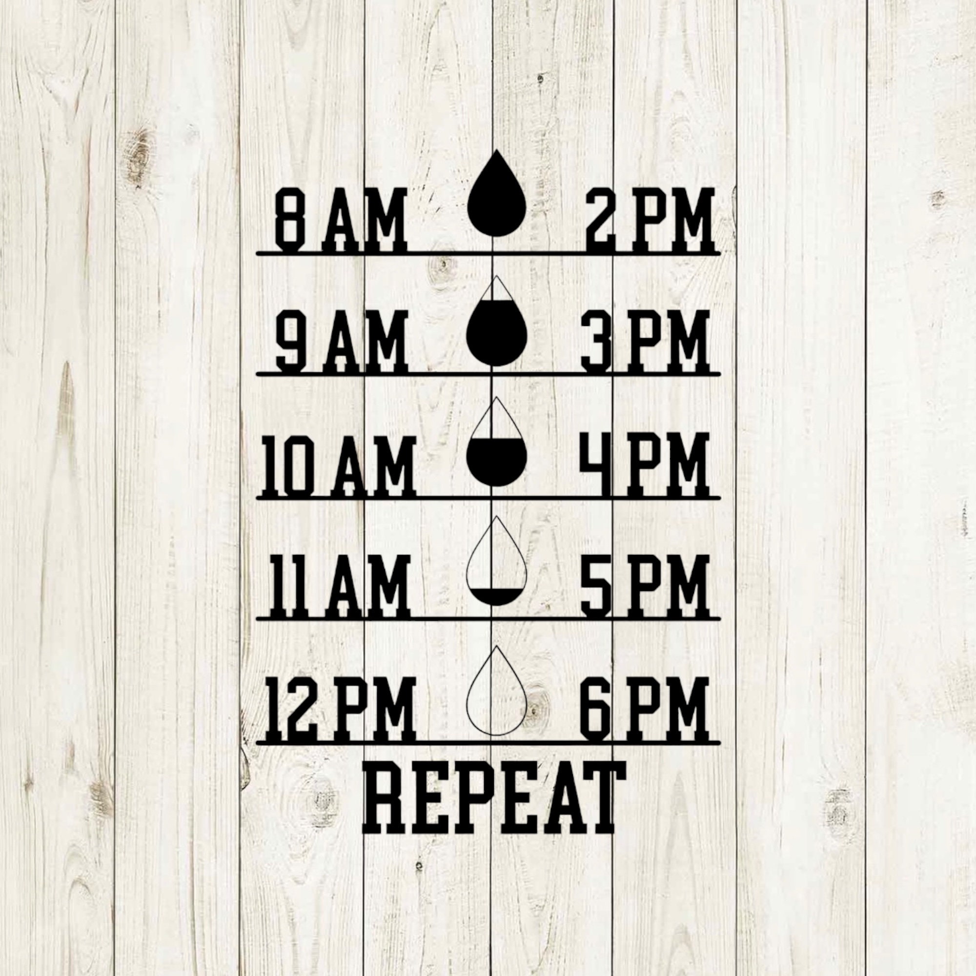 Water Tracker SVG, Water Bottle SVG, Water Tracker Cut File, Water ...