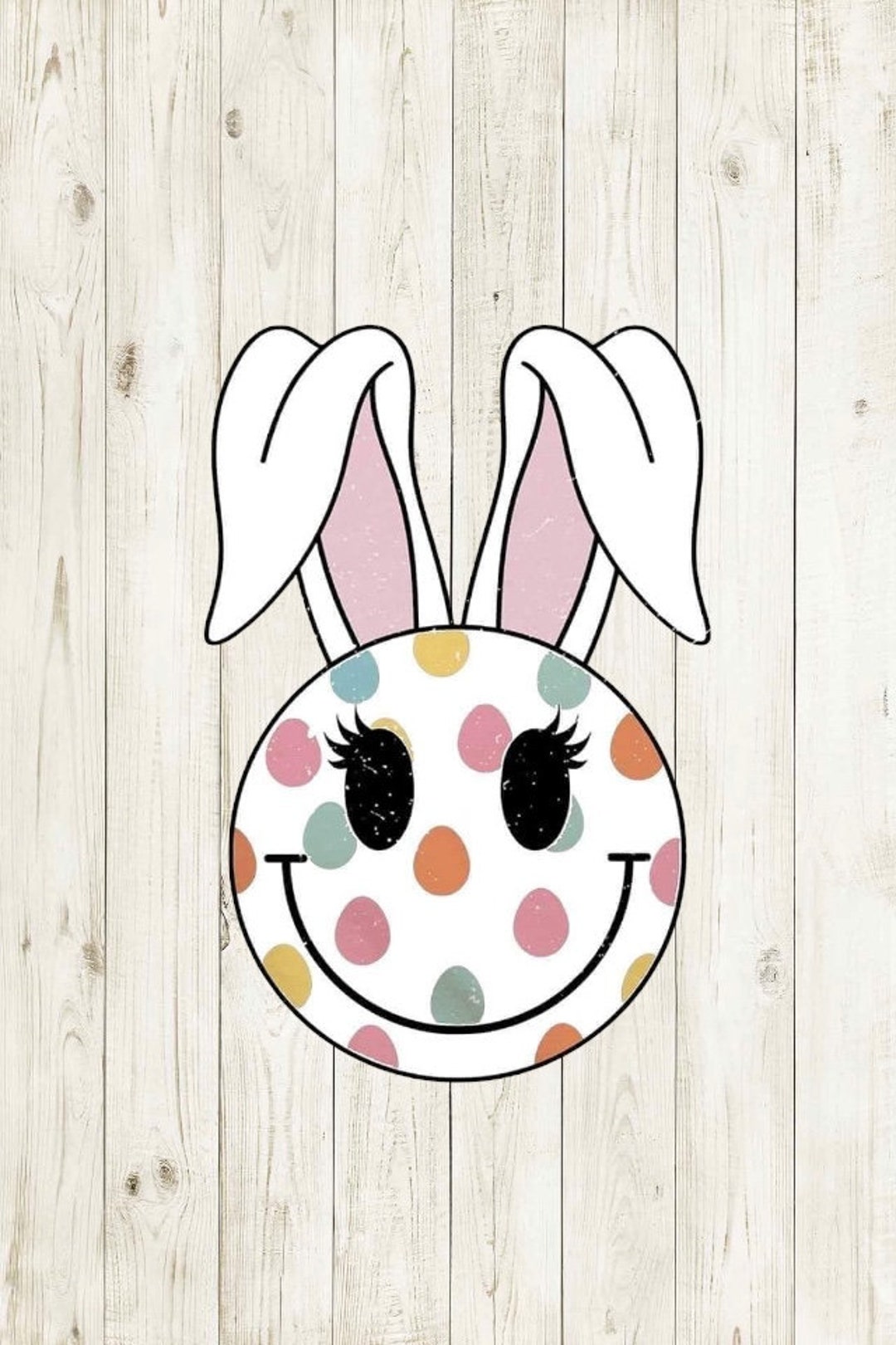 Easter Smiley Face PNG, Easter Bunny Png, Funny Easter Png, Smiley Face ...