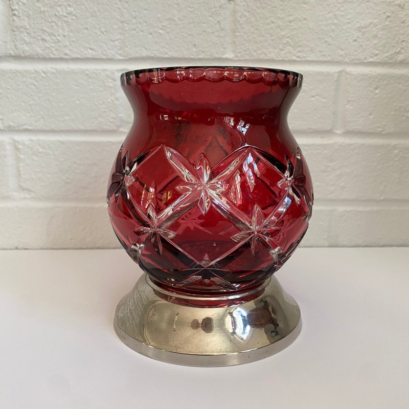 Glass Votive Holder - Etsy