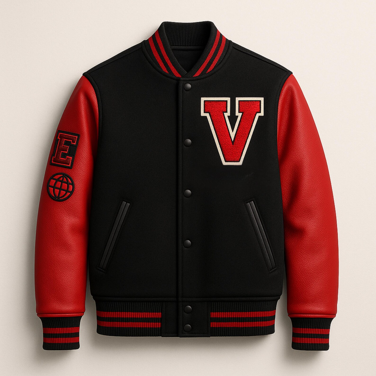 Custom Varsity Jacket: Personalized Chenille Patch Letterman Jacket - Etsy