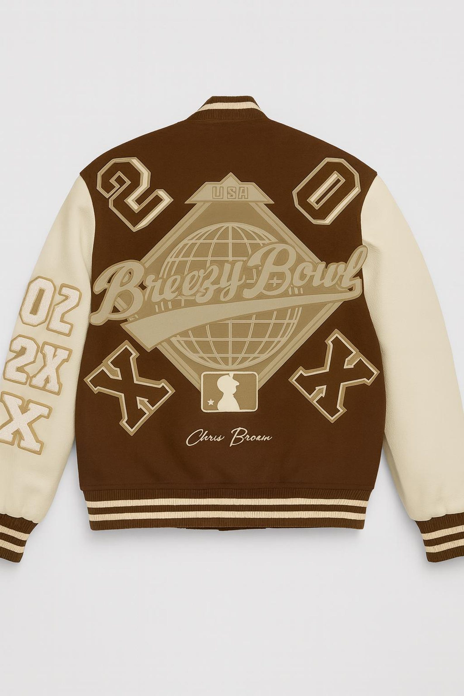 Custom Varsity Letterman Jacket: Breezy Bowl Style, Personalized Name ...