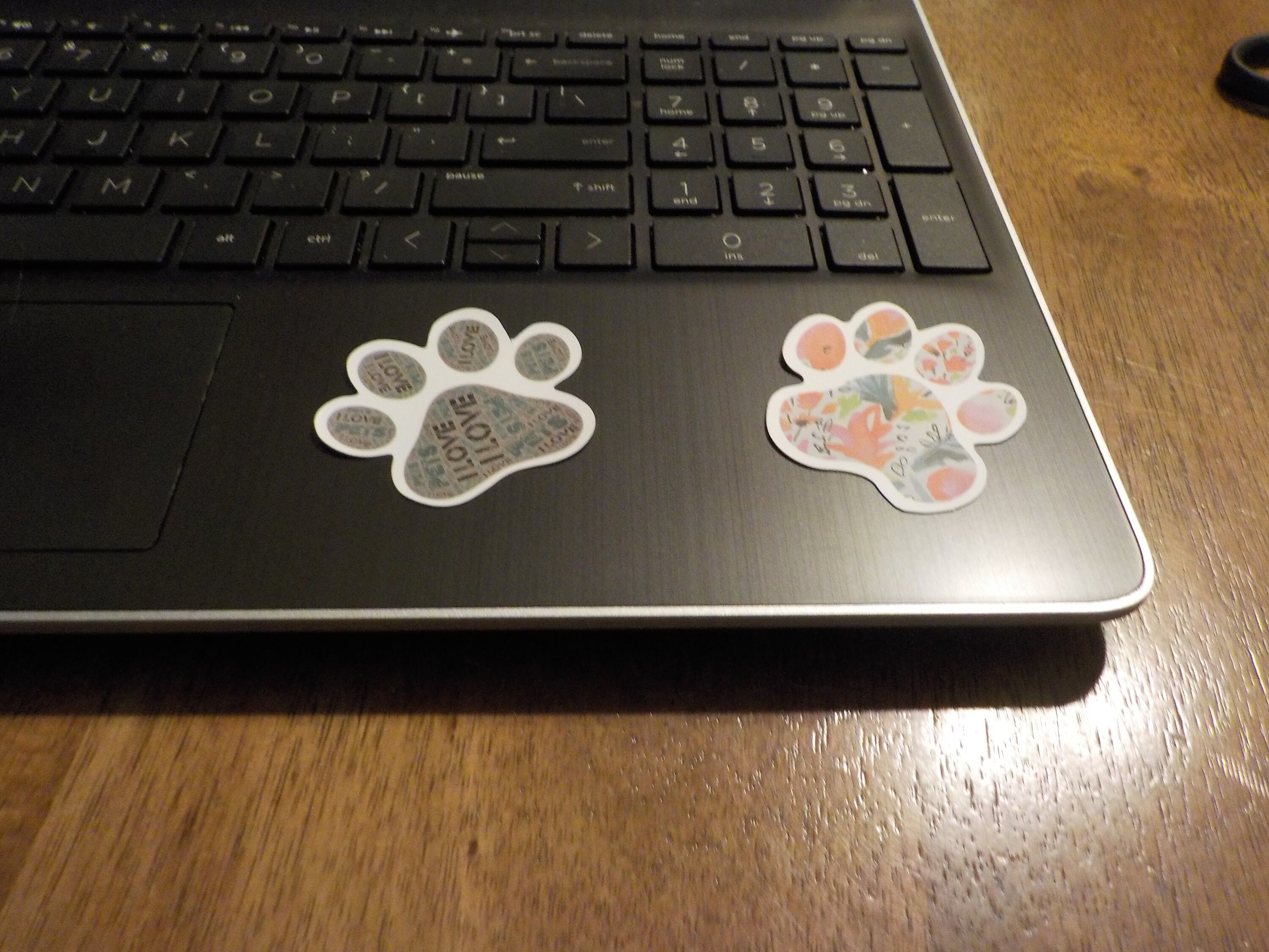 60 Pcs. Cute Cat/dog Paw Print Stickers/decals - Etsy