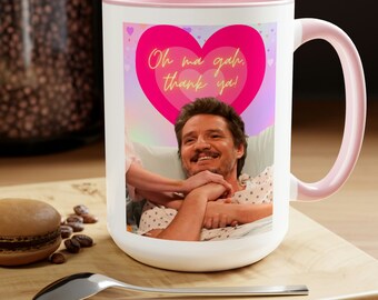 Pedro Pascal Cute Mug Gift Customized Coffee/tea Mug Pedro - Etsy