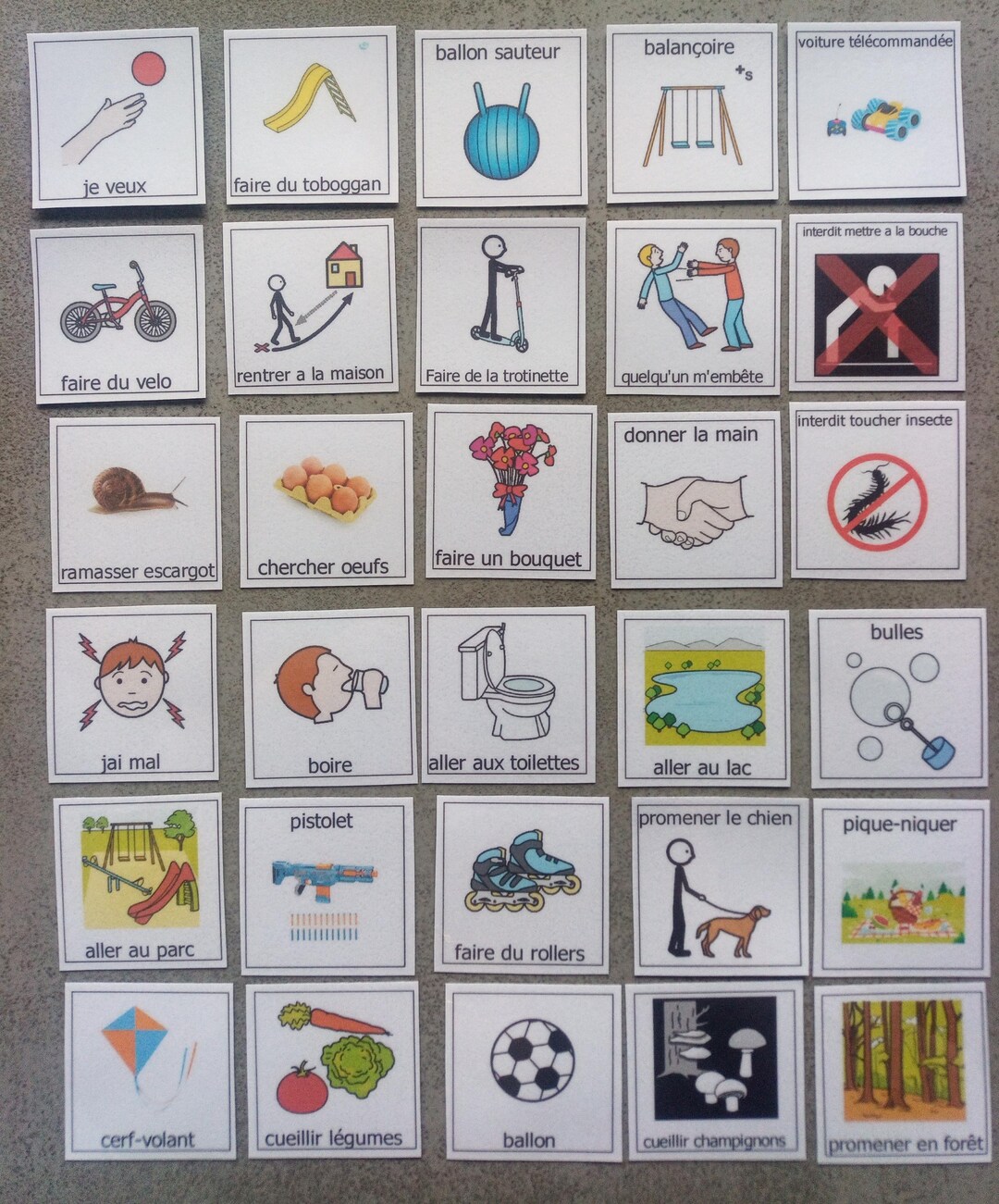Pictograms for Communication With Binder Type Pecs Makaton TSA Autistic ...