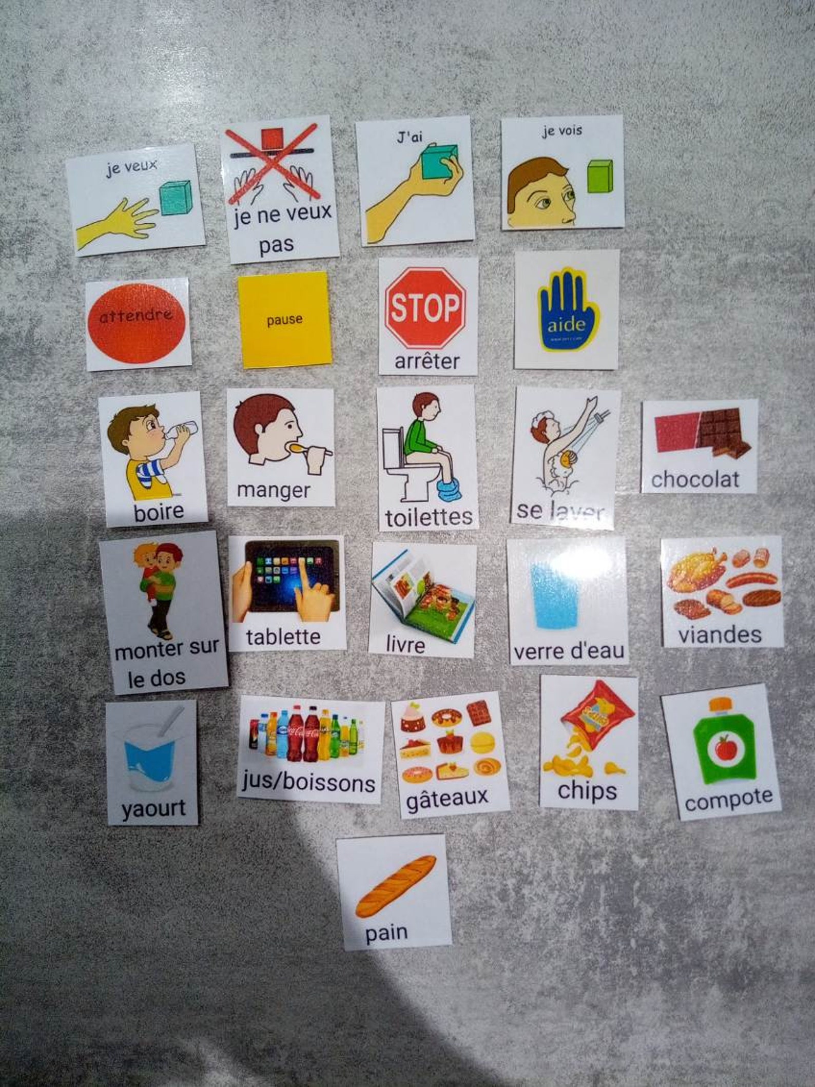 Pictogrammes pecs makaton tsa autiste non verbal - Etsy France