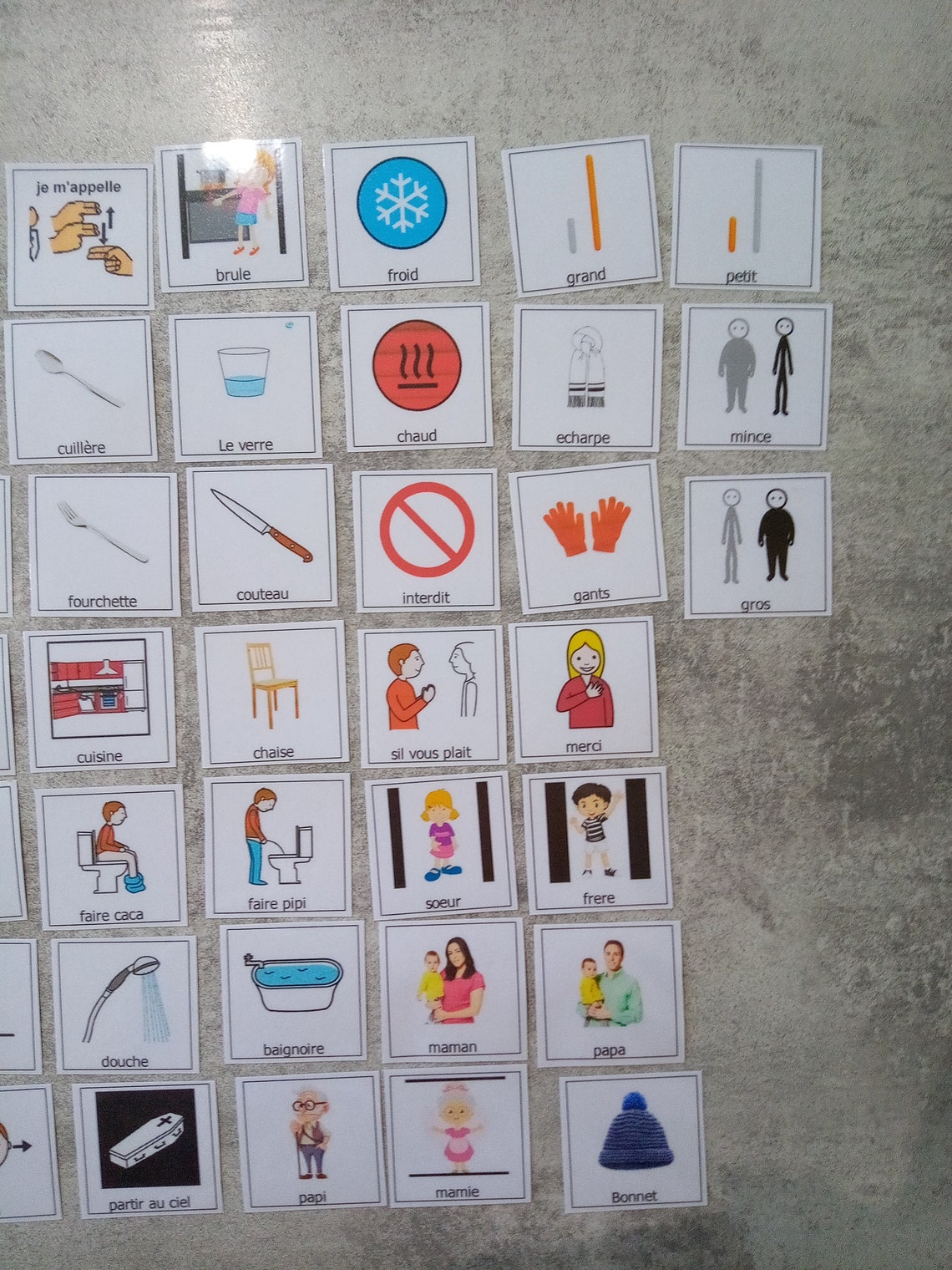 73 pictogrammes pour classeur pecs makaton TSA non verbal communication ...