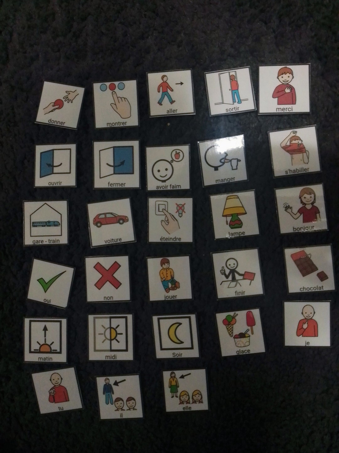 Pictogrammes pecs makaton autiste non verbal Montessori - Etsy Portugal