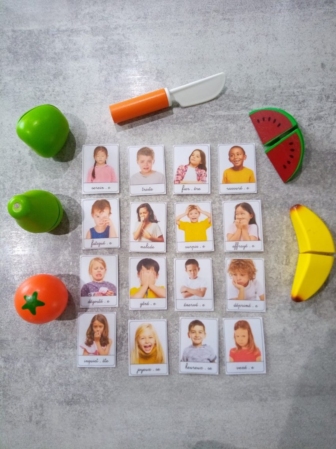 Pictogram Emotions Autistic Pecs Montessori Non-verbal Autonomy - Etsy