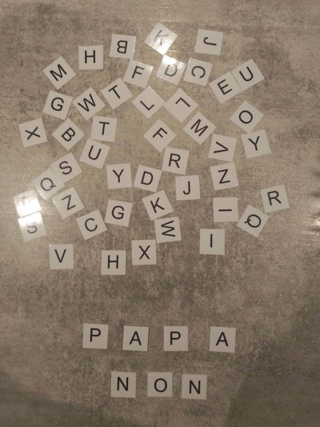 Pictogram Alphabet Letters X2 Writing First Word TSA Montessori - Etsy