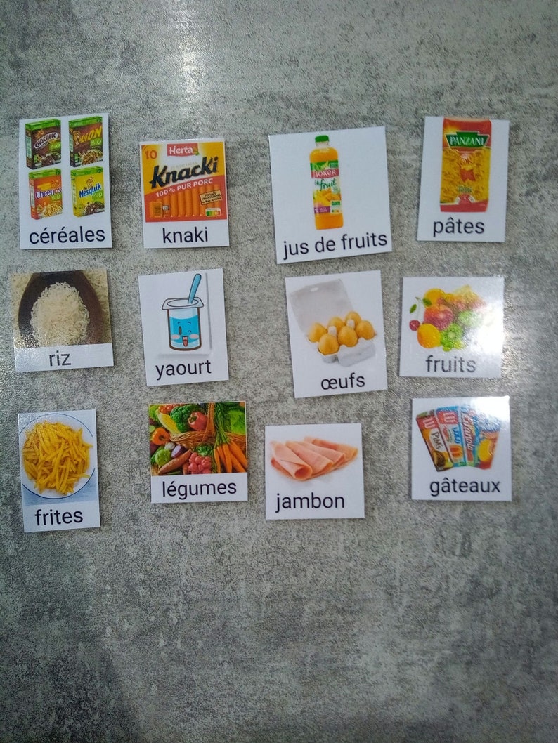 Lista de compras Pictogramas autistas TSA Montessori - Etsy México