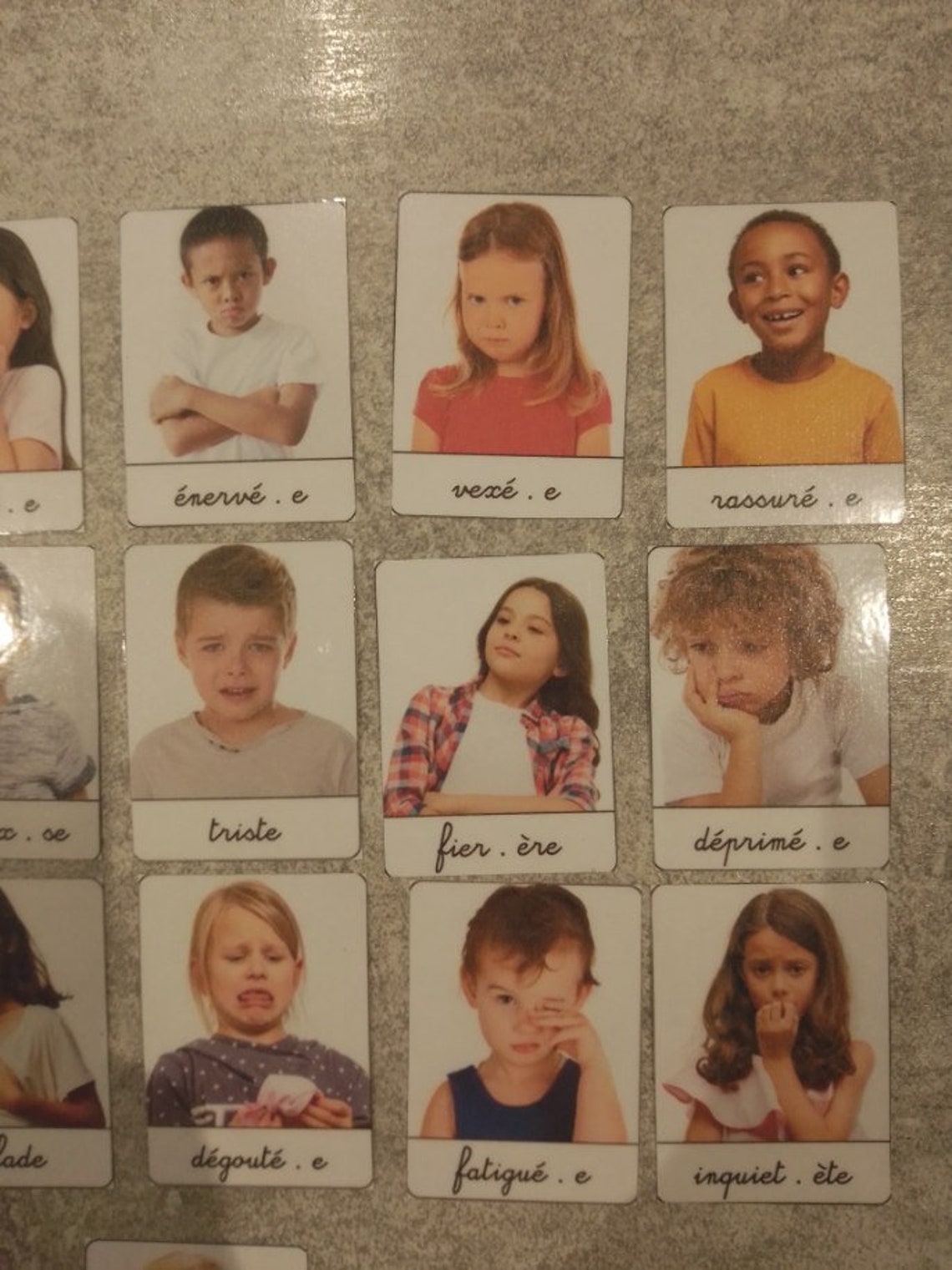 Pictogram Emotions Autistic Pecs Montessori Nonverbal Autonomy - Etsy