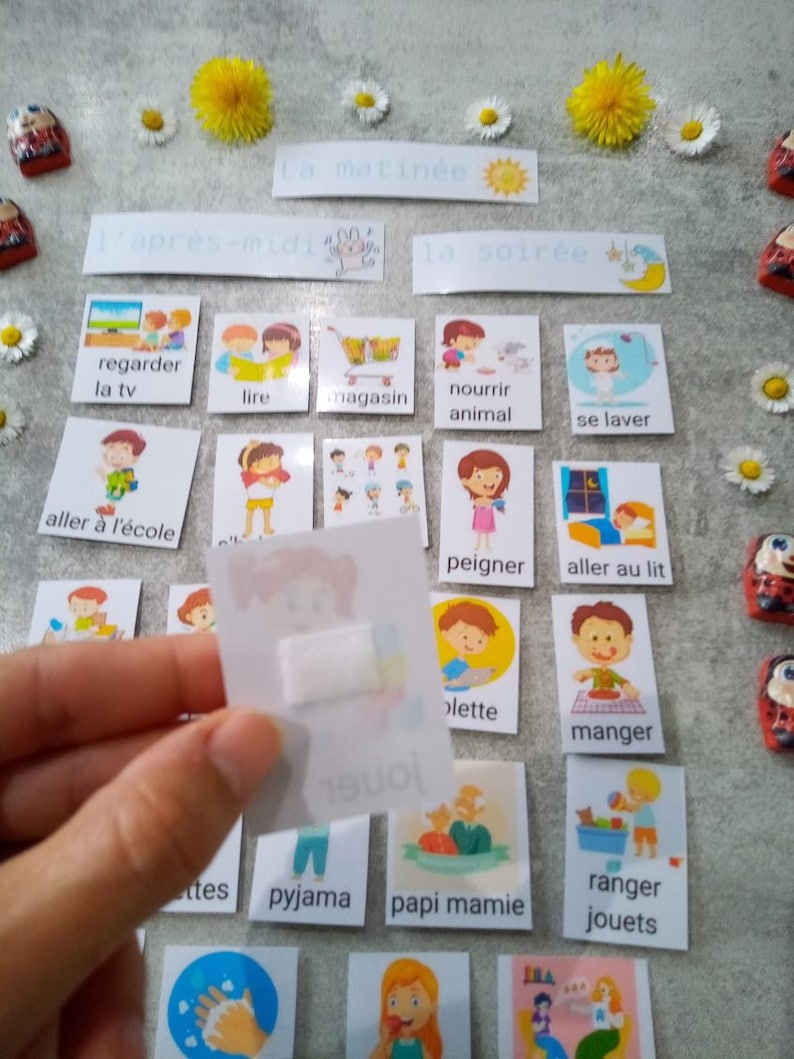 Routine Child Autonomy Pecs Montessori Autistic Timetable Visual ...