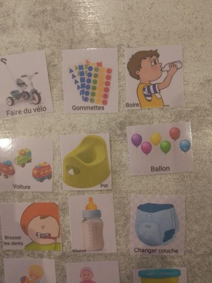 Pictograms Communication Binder Pecs Montessori Autistic Non-verbal ...