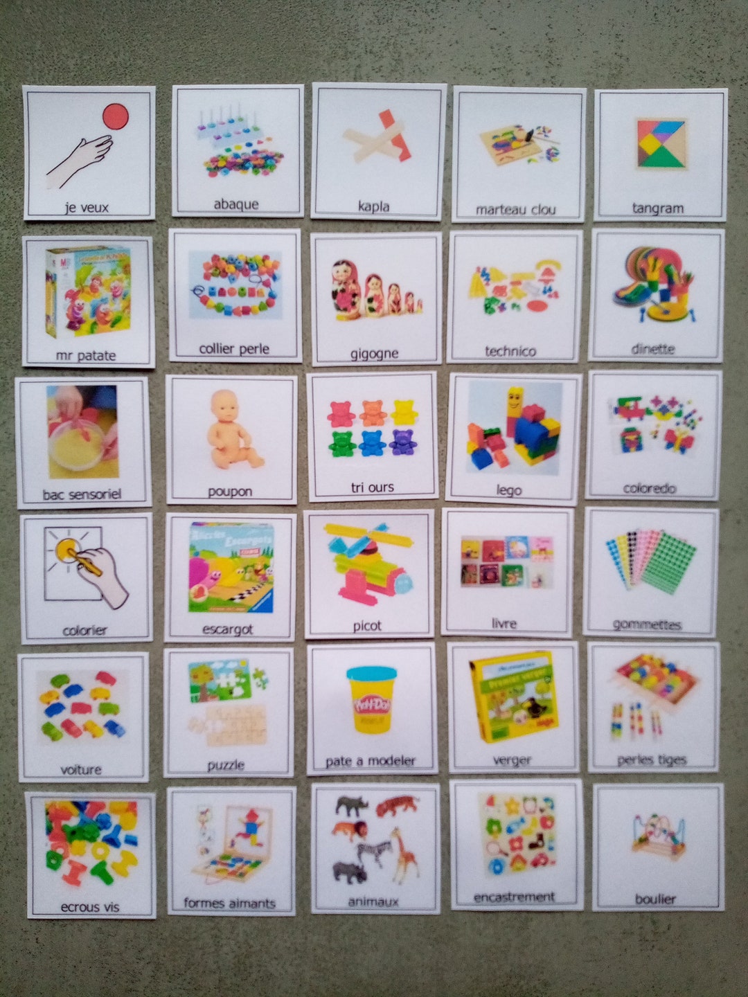 Pictogrammes communication pecs makaton jeux activités - Etsy France