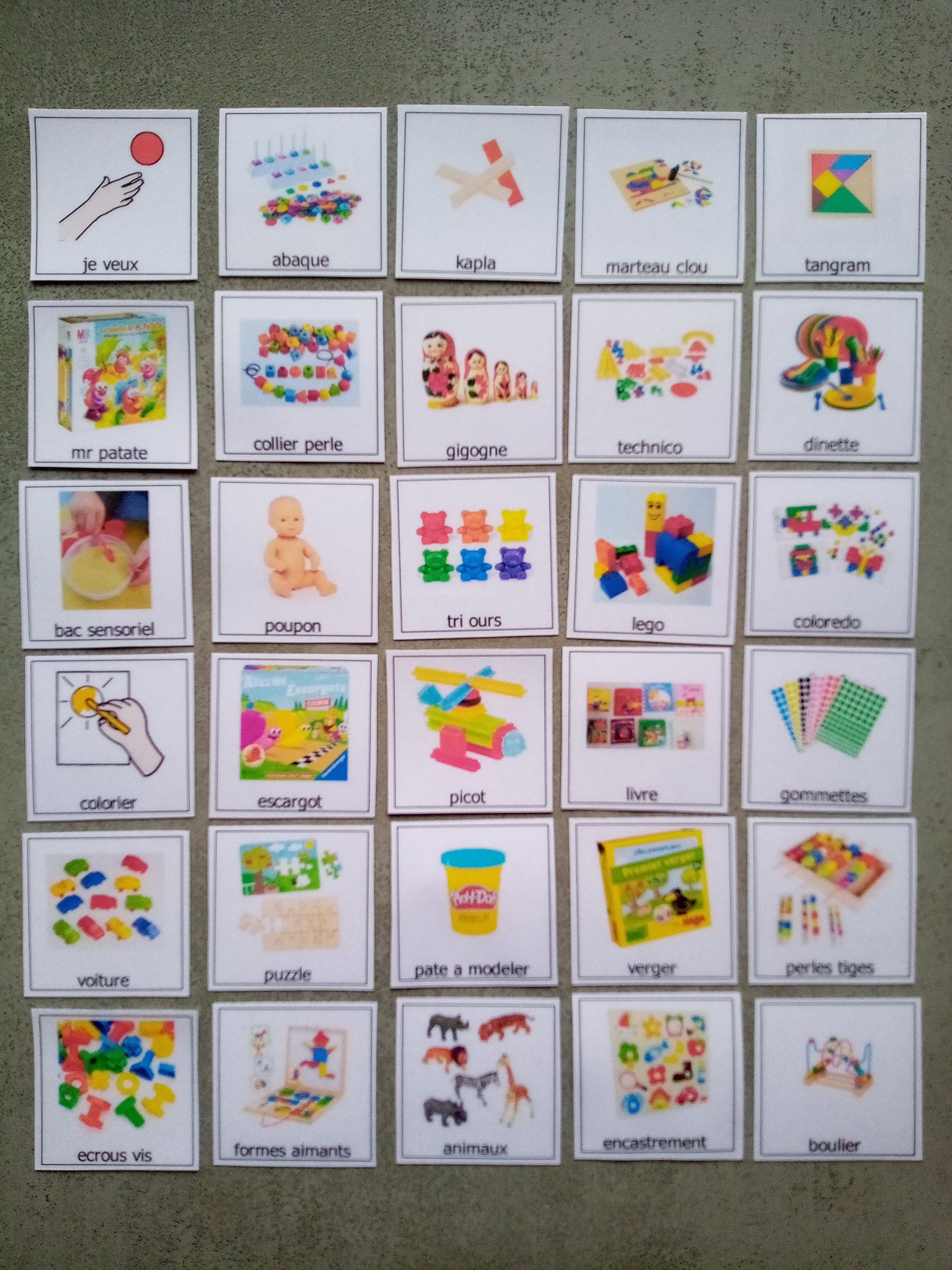 Pictogrammes communication pecs makaton jeux activités - Etsy France