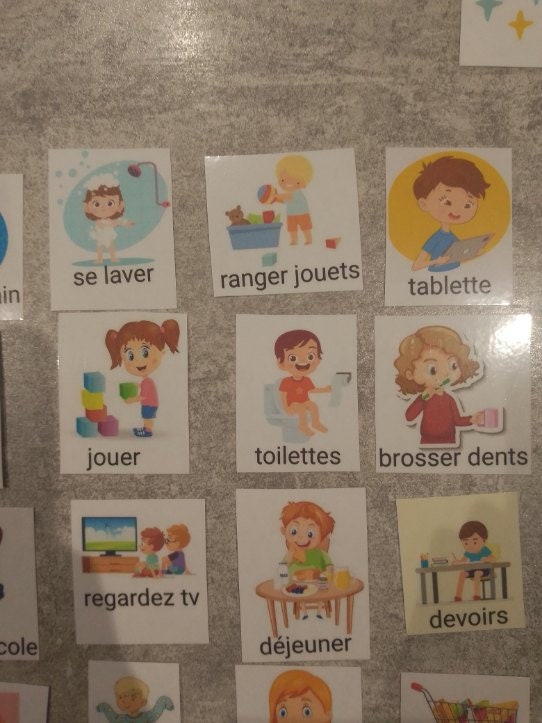 Routine Child Autonomy Pecs Montessori Autistic Visual Schedule ...