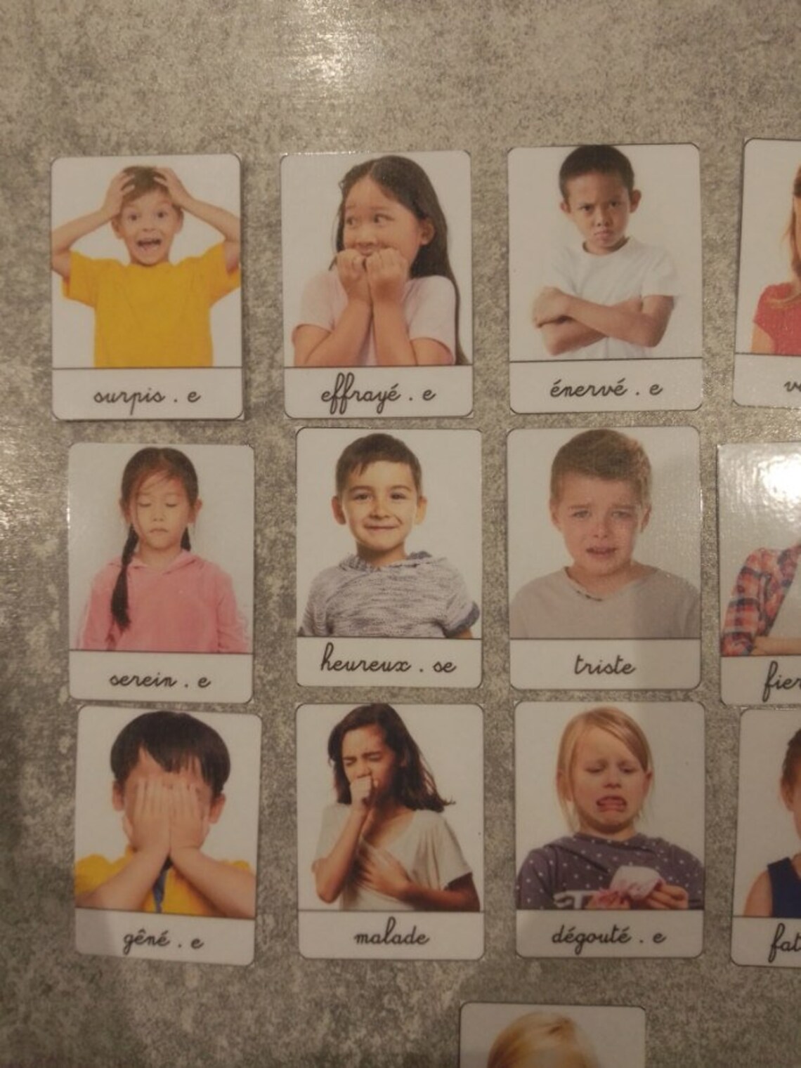 Pictogram Emotions Autistic Pecs Montessori Nonverbal Autonomy - Etsy