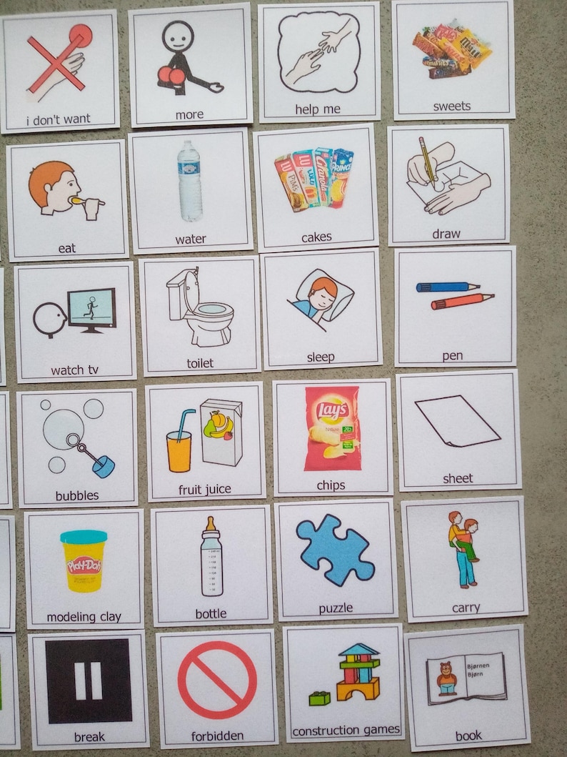 Pictograms for Pecs Communication Binder Autistic - Etsy Australia