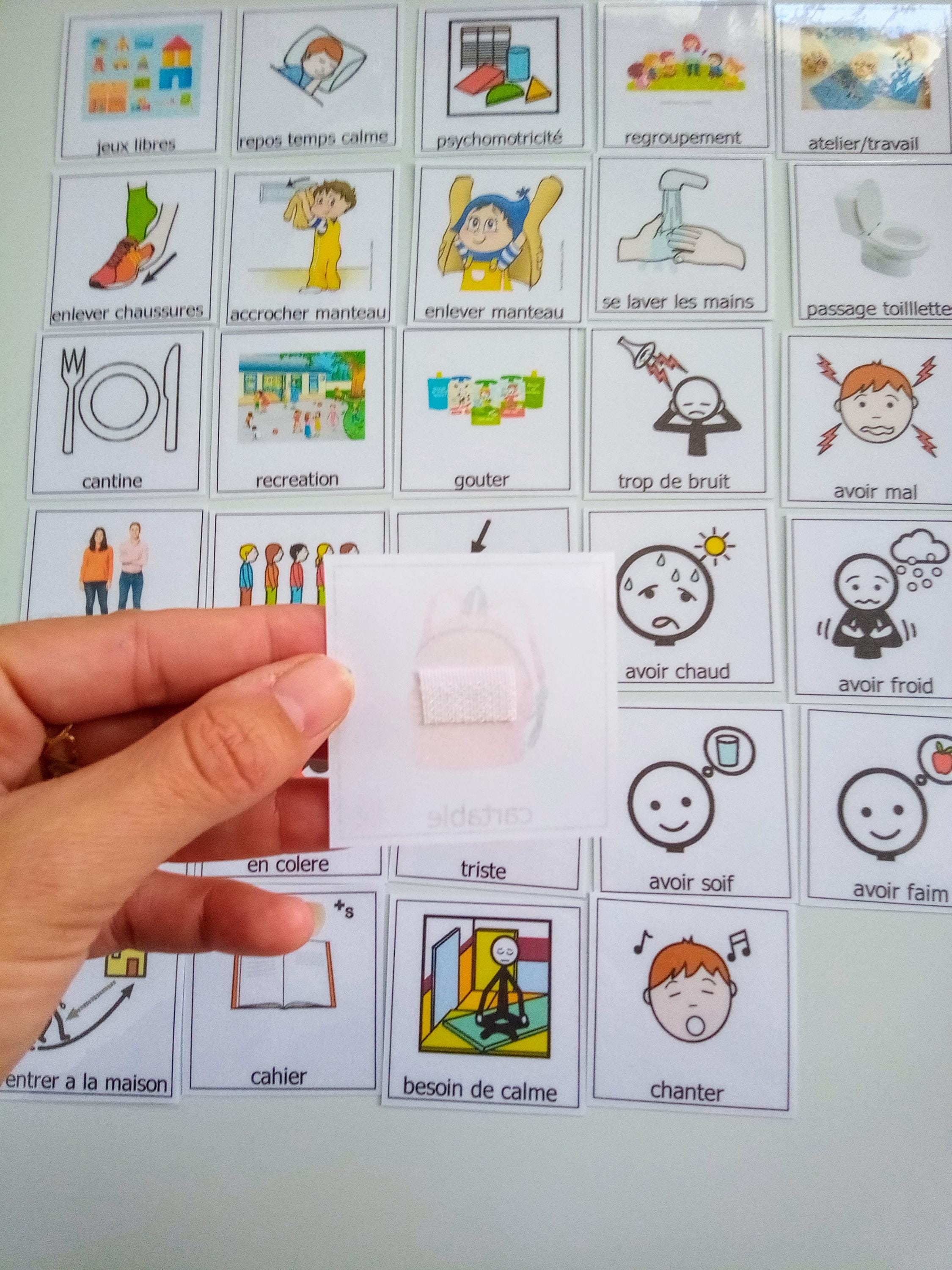 Pictogrammes pecs makaton aesh école crèche IME uema lieux ...