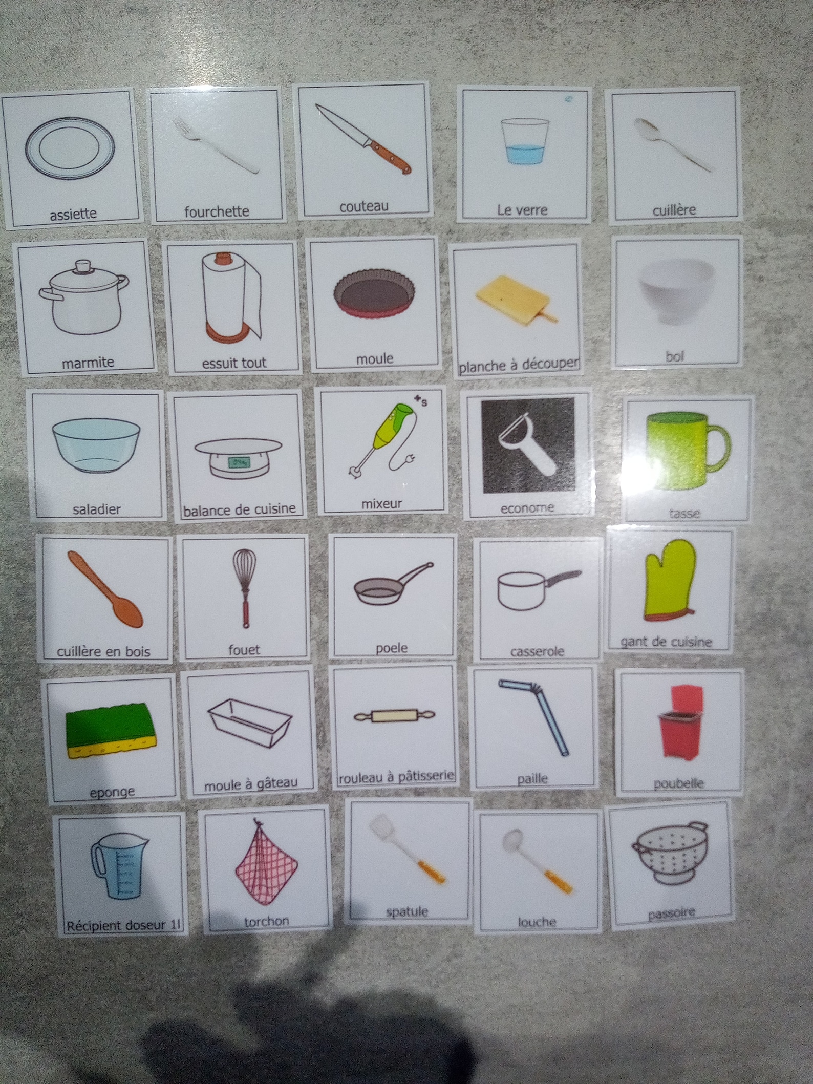 Pictograms Kitchen Utensils Pecs and Illustrated Recipes - Etsy