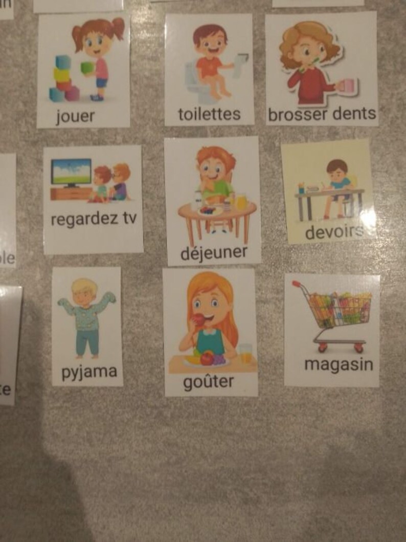 Routine Child Autonomy Pecs Montessori Autistic Visual Schedule ...