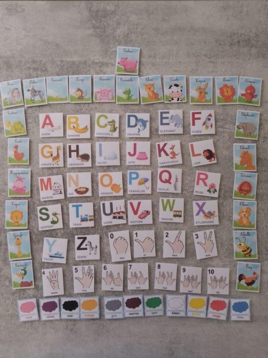 Lot 72 pictogrammes pecs Montessori autisme autiste communication ...