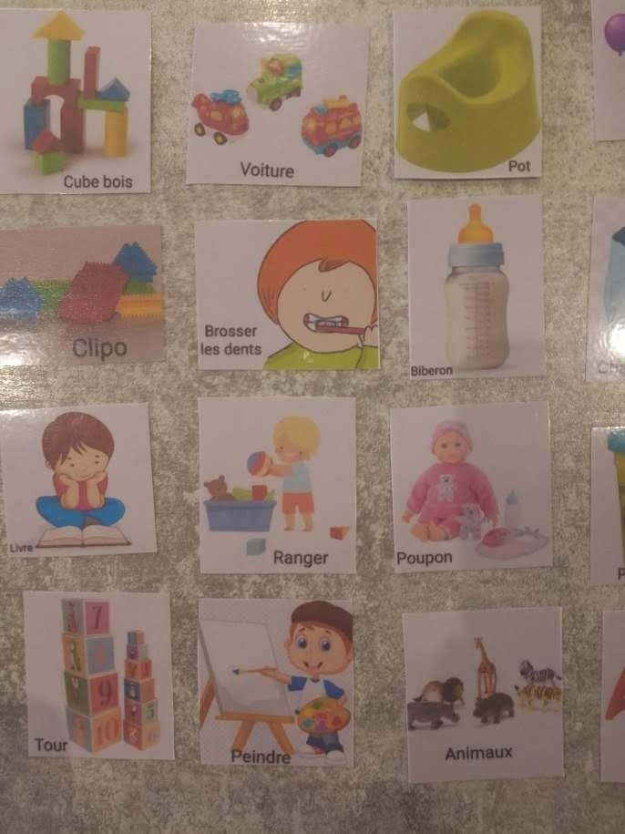 Pictograms Communication Binder Pecs Montessori Autistic Non-verbal ...