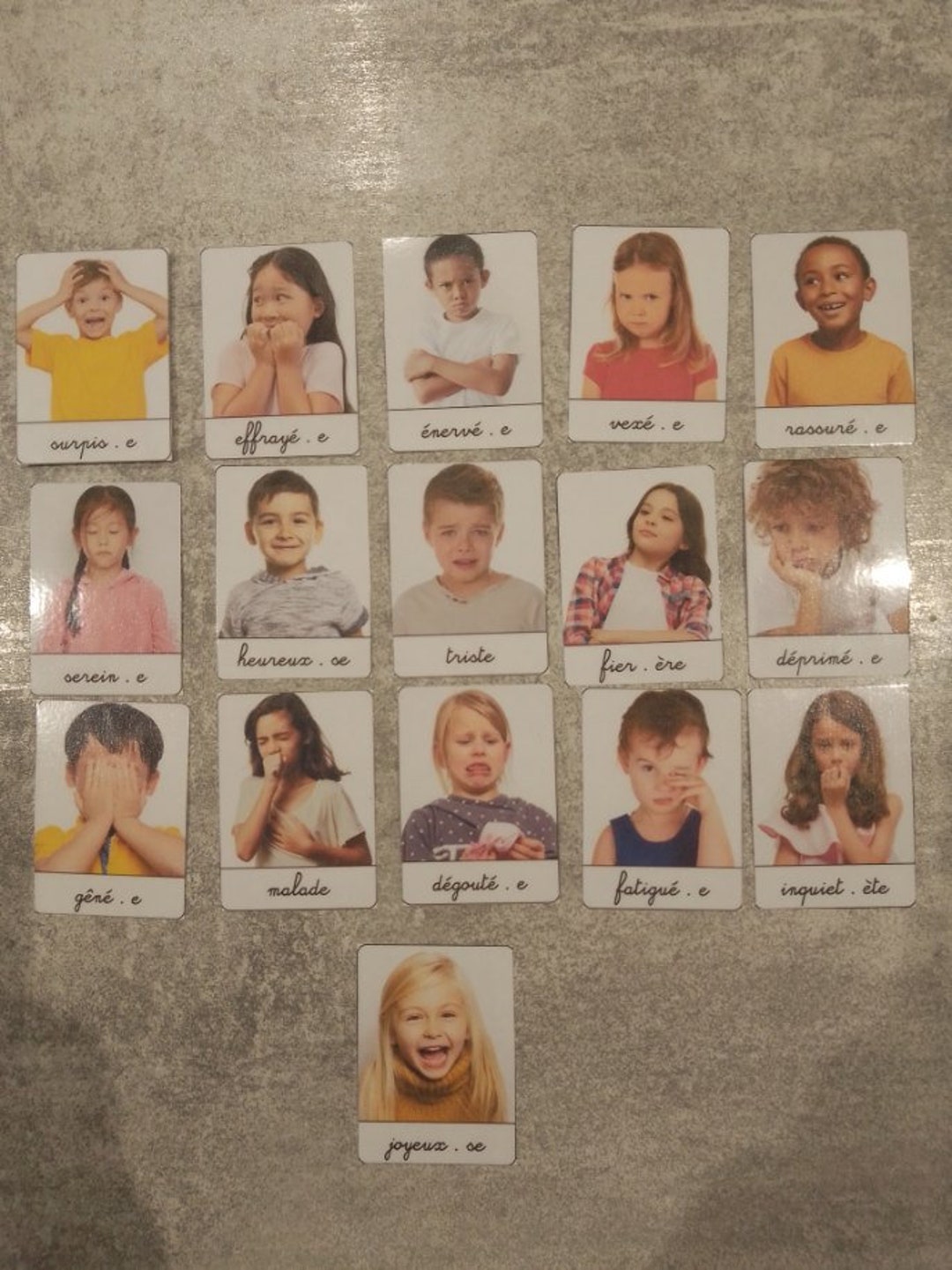 Pictogram Emotions Autistic Pecs Montessori Nonverbal Autonomy - Etsy