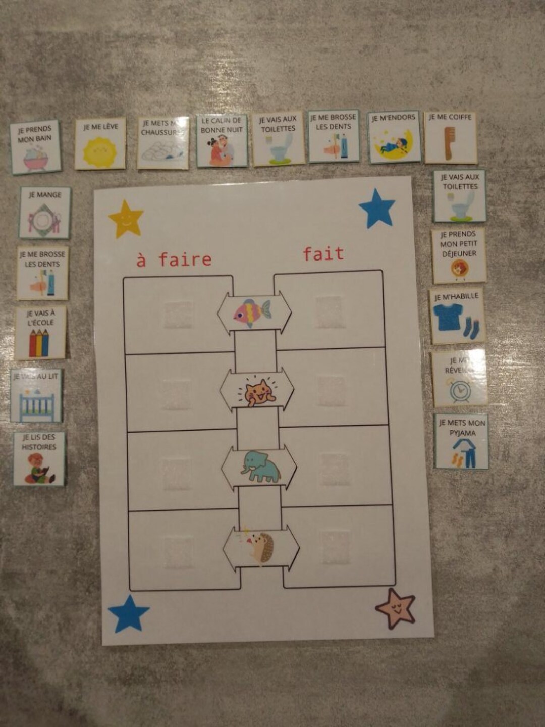 Routine List Task to Do Autistic Autonomy Montessori Pictograms - Etsy