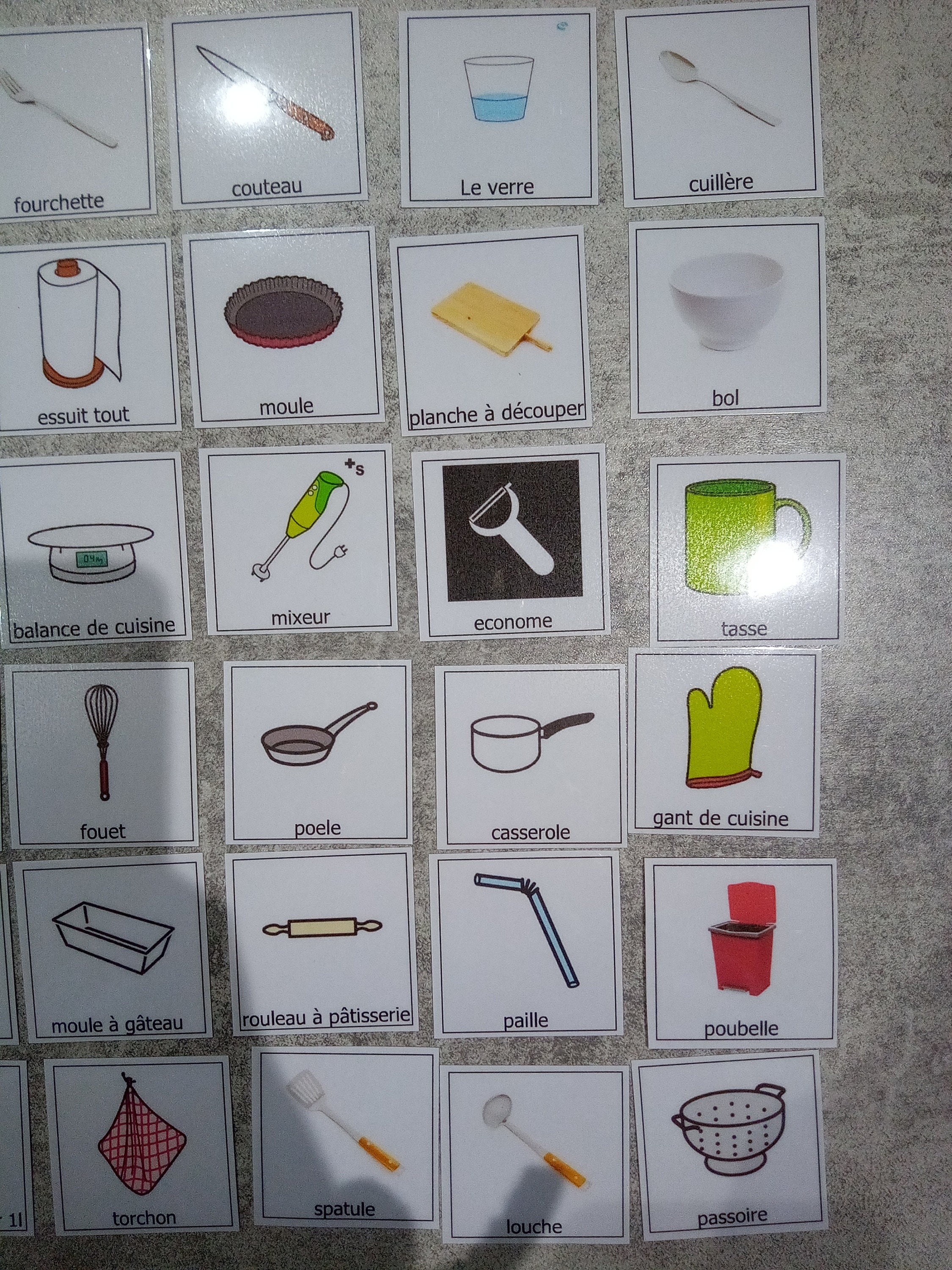 Pictogrammes ustensiles cuisine pecs et recette illustrés - Etsy France