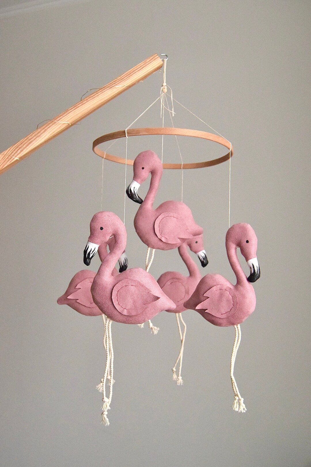 Flamingo Baby Mobile, Tropical Nursery Mobile, Pink Baby Mobile ...