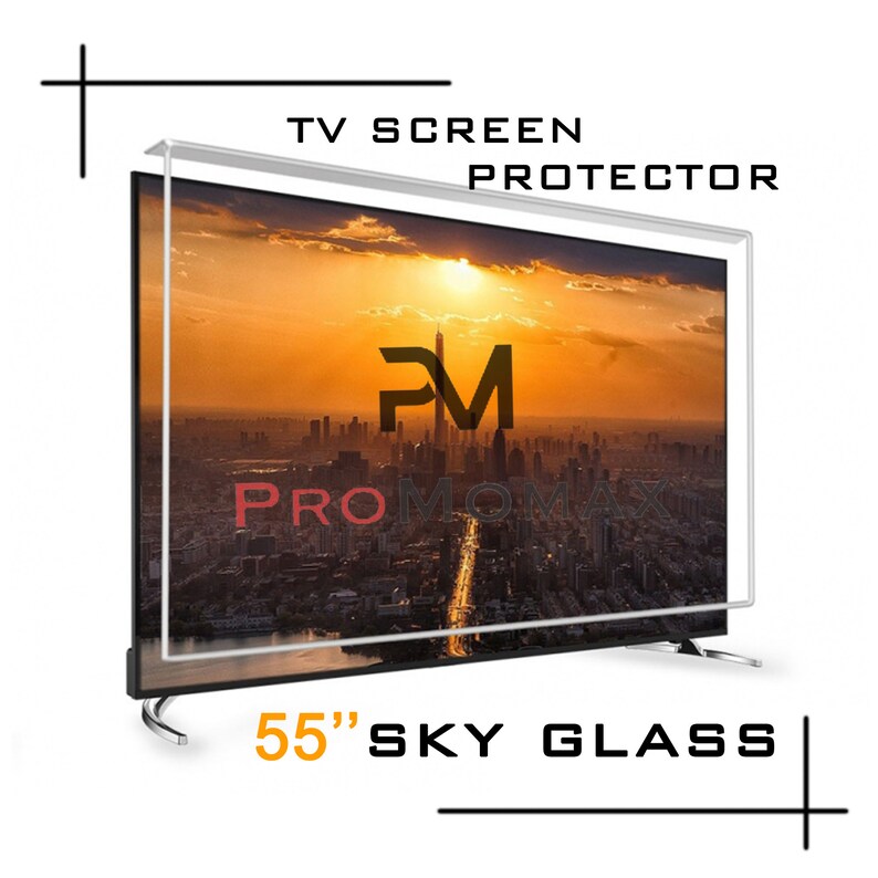 55 Inch Sky Glass Tv Screen Protector Tv Screen Replacement - Etsy UK