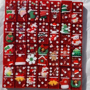 Resin Christmas Domino Set: Festive Board Game, Holiday Decor - Etsy