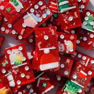 Christmas Dominoe Set. Deluxe Dominoes. Resin Dominoes. Board Games ...