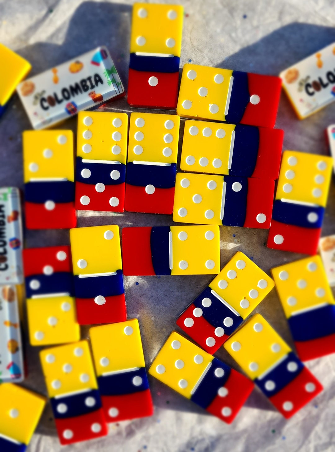 Colombian Domino Set, Handcrafted Deluxe Premium Edition, US Seller ...