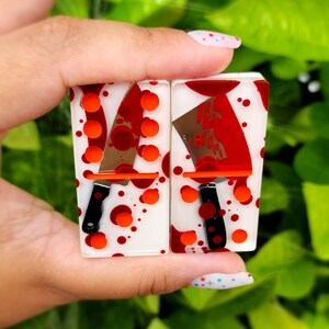 Halloween Dominoes Set. Horror Themed Dominoes. Dominoes Games. Unique ...