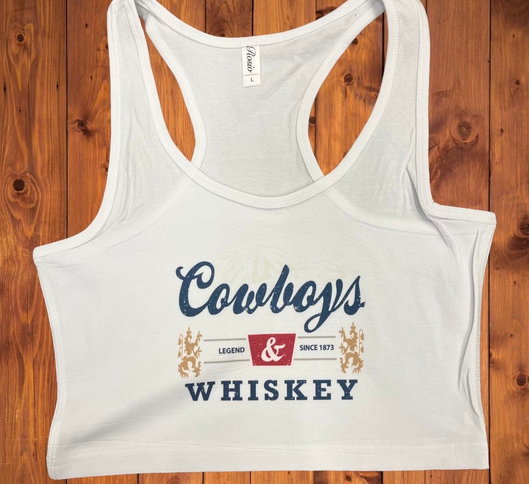 Cowboys and Whiskey Tank Top - Etsy
