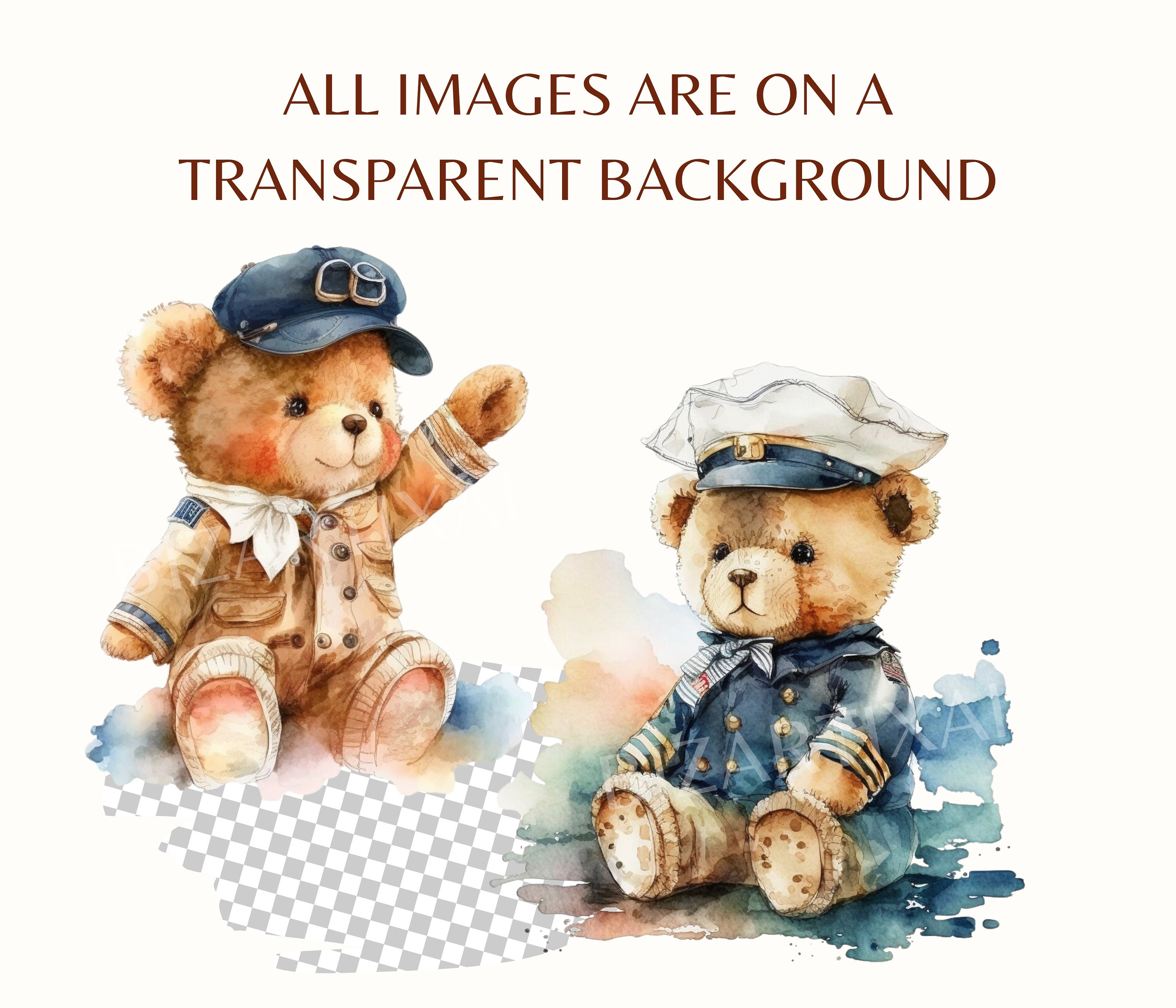 50 Teddy Bear Bundles Cute Teddy Clipart Holding Teddy Bear - Etsy UK